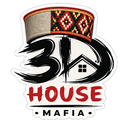 tshirt men - 3D House Mafia